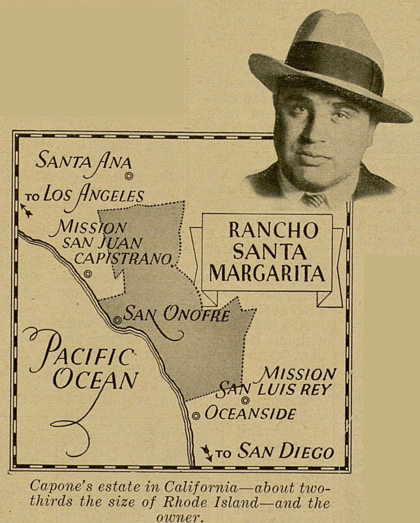 Al Capone and the Rancho Santa Margarita – Histories and Mysteries